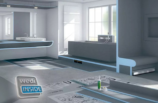 Panneaux de construction pour carrelage Wedi | Espace Aubade