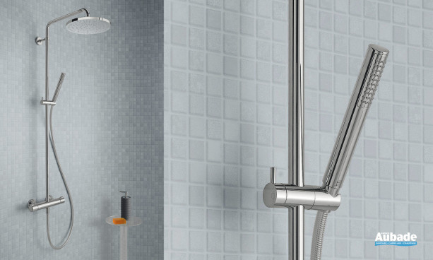 Hydrothérapie : colonne douche thermostatique Theta | Espace Aubade