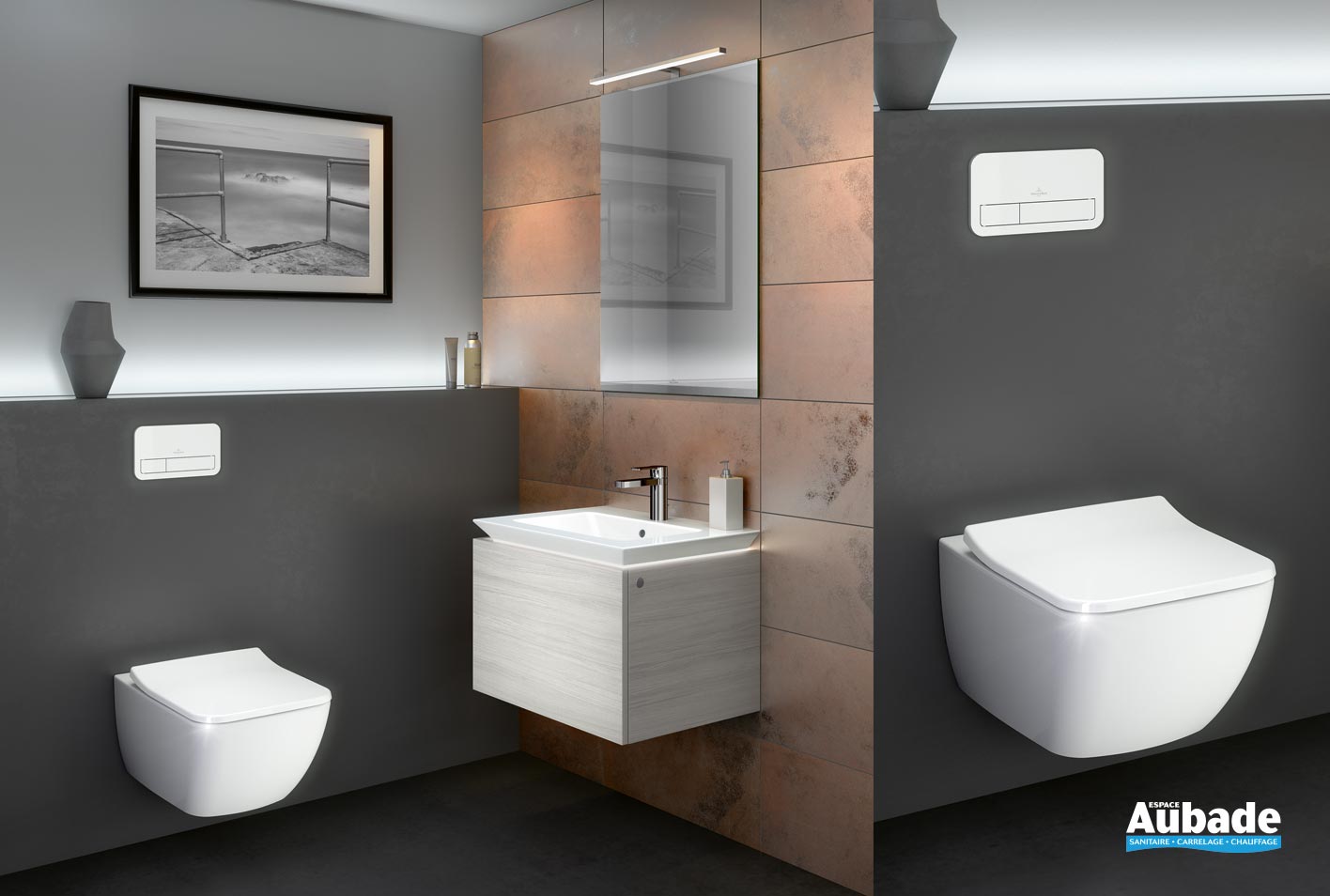 WC Venticello DirectFlush Villeroy & Boch | Espace Aubade