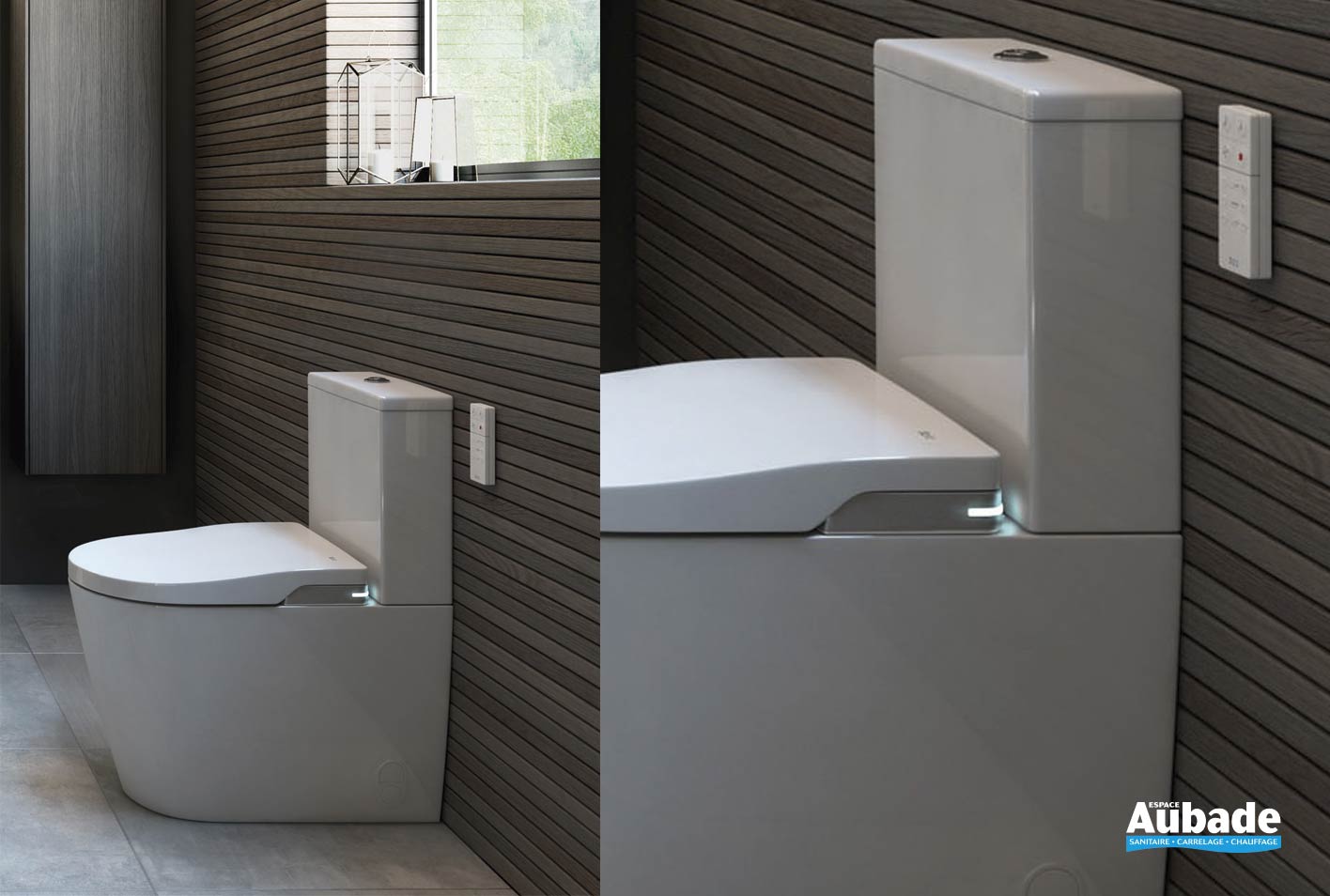 WC lavant In-Wash® Inspira sur pied de Roca | Espace Aubade