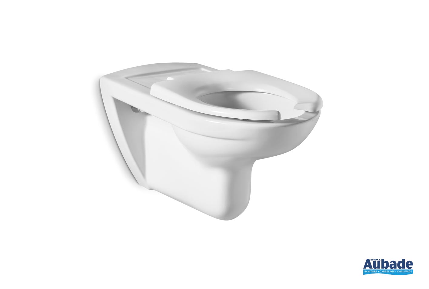 WC PMR Cuvette suspendue rallongée Roca | Espace Aubade