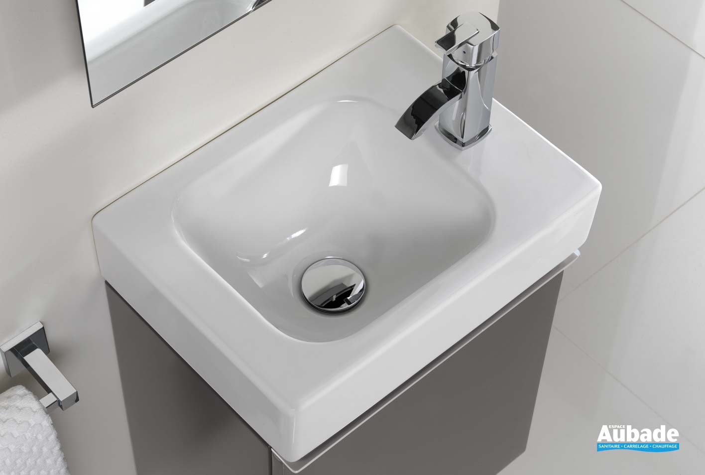 Lave-mains et meuble Geberit iCon | Espace Aubade