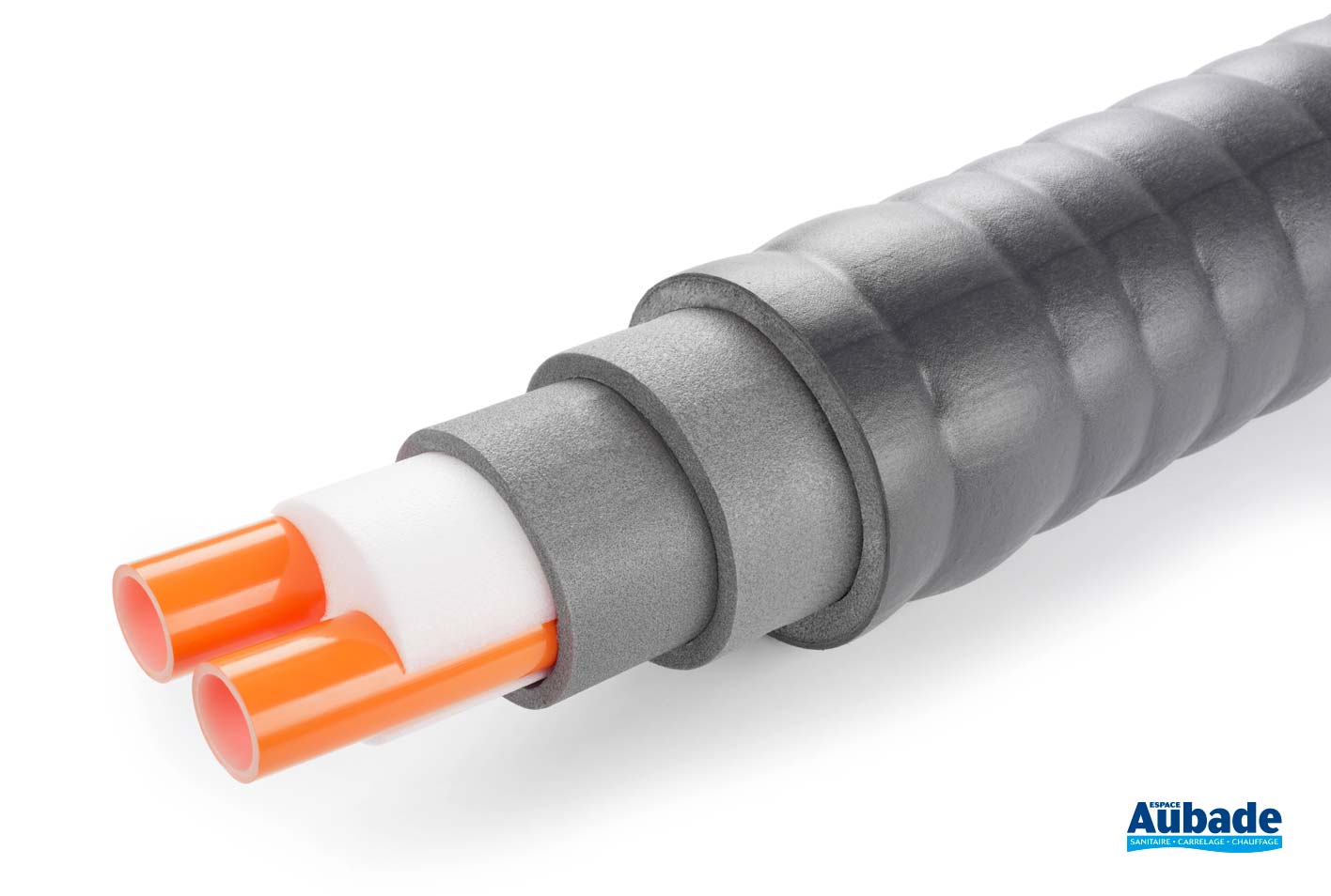 Système de tubes pré-isolés Rauvitherm par Rehau | Espace Aubade