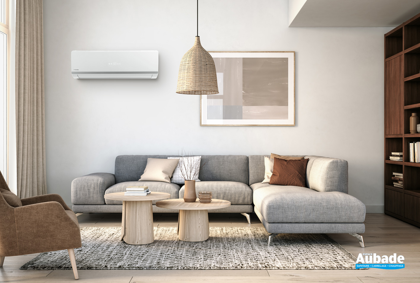 Climatiseur réversible Aura de Airwell | Espace Aubade