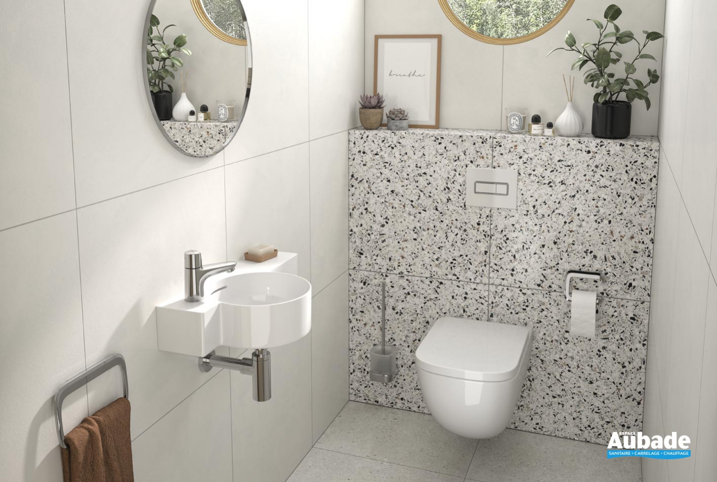 Toilettes Modernes Aubade Création | Espace Aubade