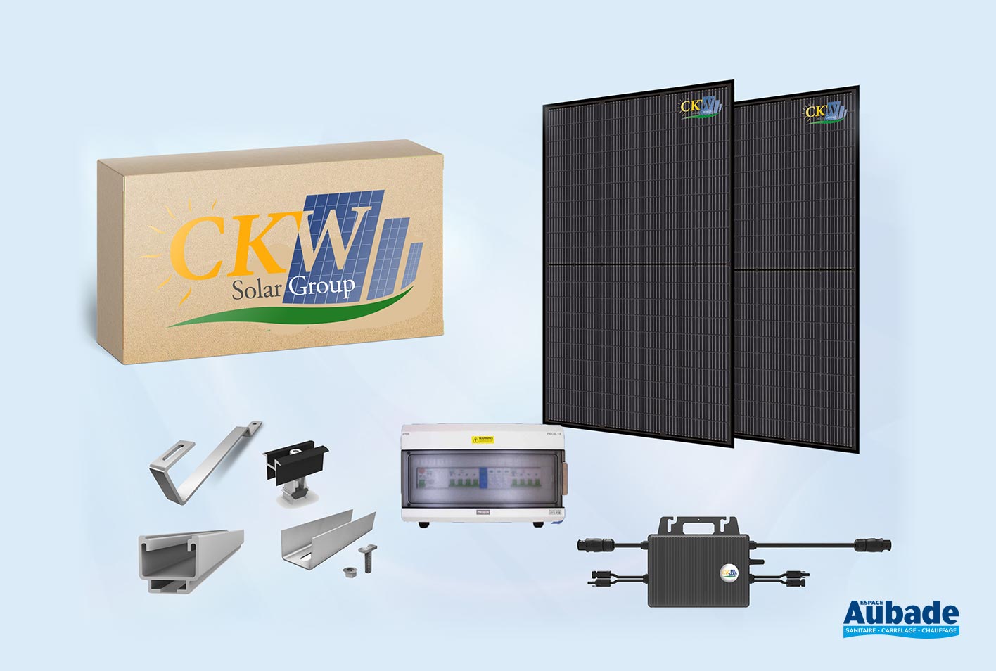 Kit Solaire 9kW avec micro-onduleur CKW Solar | Espace Aubade
