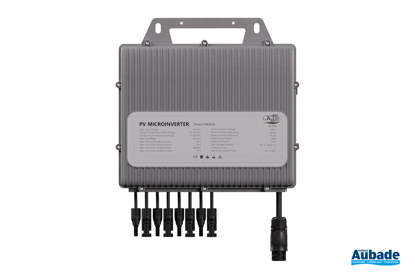 Micro-Onduleur Photovoltaïque 4 entrées CKW SOLAR | Espace Aubade
