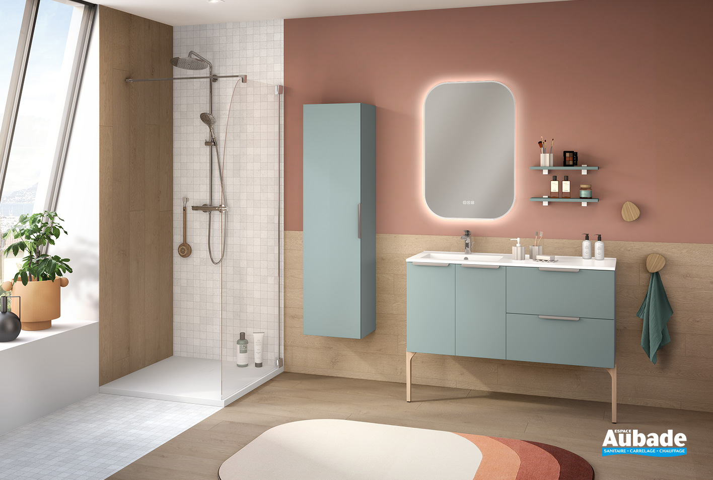 Refuge - 2 coulissants et 2 portes L. 120 cm Delpha | Espace Aubade