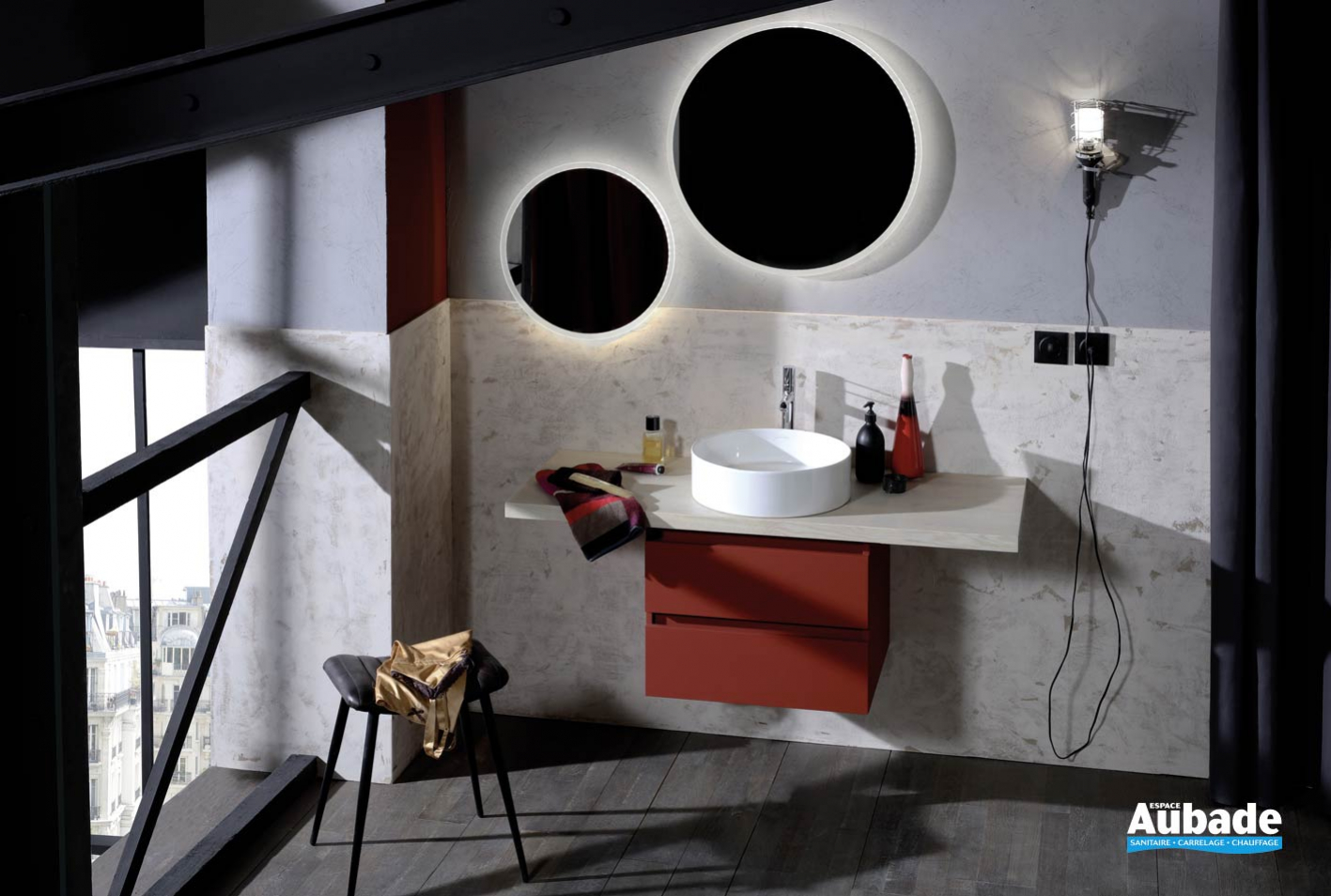Meubles salle de bains bois Jacob Delafon | Espace Aubade