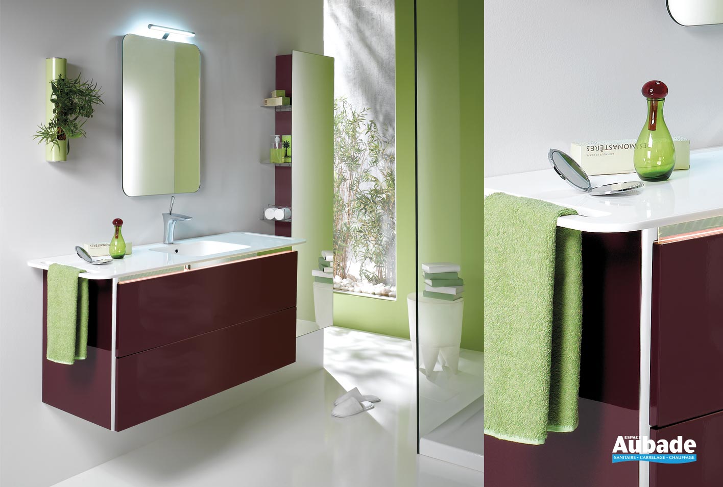 Collection meubles salle de bains Lido Duo | Espace Aubade