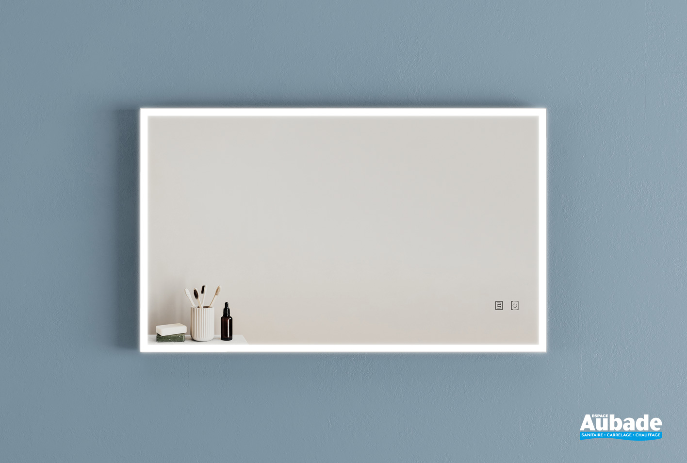 Cadre Miroir Salle de Bain Divin Plus Decotec | Espace Aubade