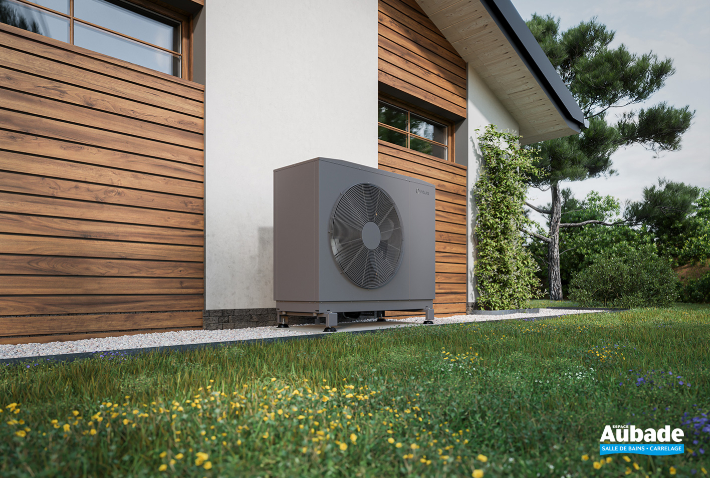 HTI70 Premium+ : pompe à chaleur air/eau haute température | Espace Aubade