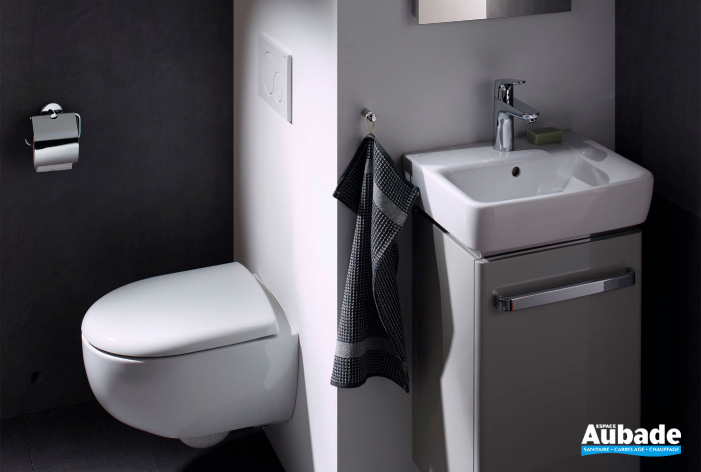 WC suspendu Renova Compact Geberit | Espace Aubade