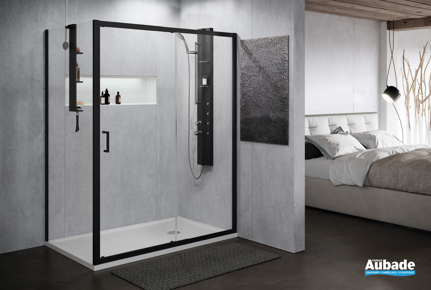 Parois de douche Zephyros 2.0 2P de Novellini | Espace Aubade