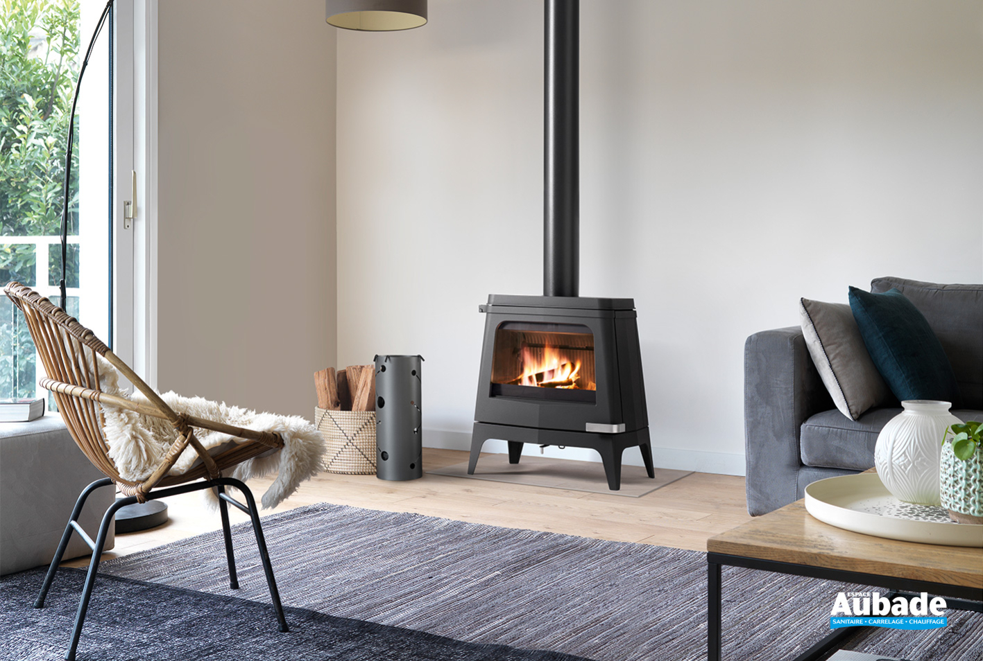 Poêle à bois en fonte Toron Deville | Espace Aubade