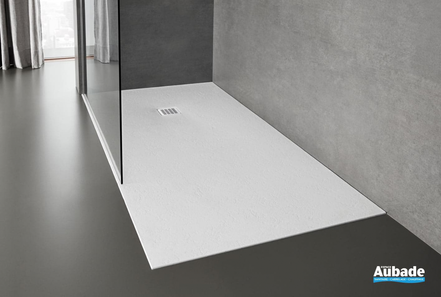 Receveur douche extra plat Terran Roca | Espace Aubade