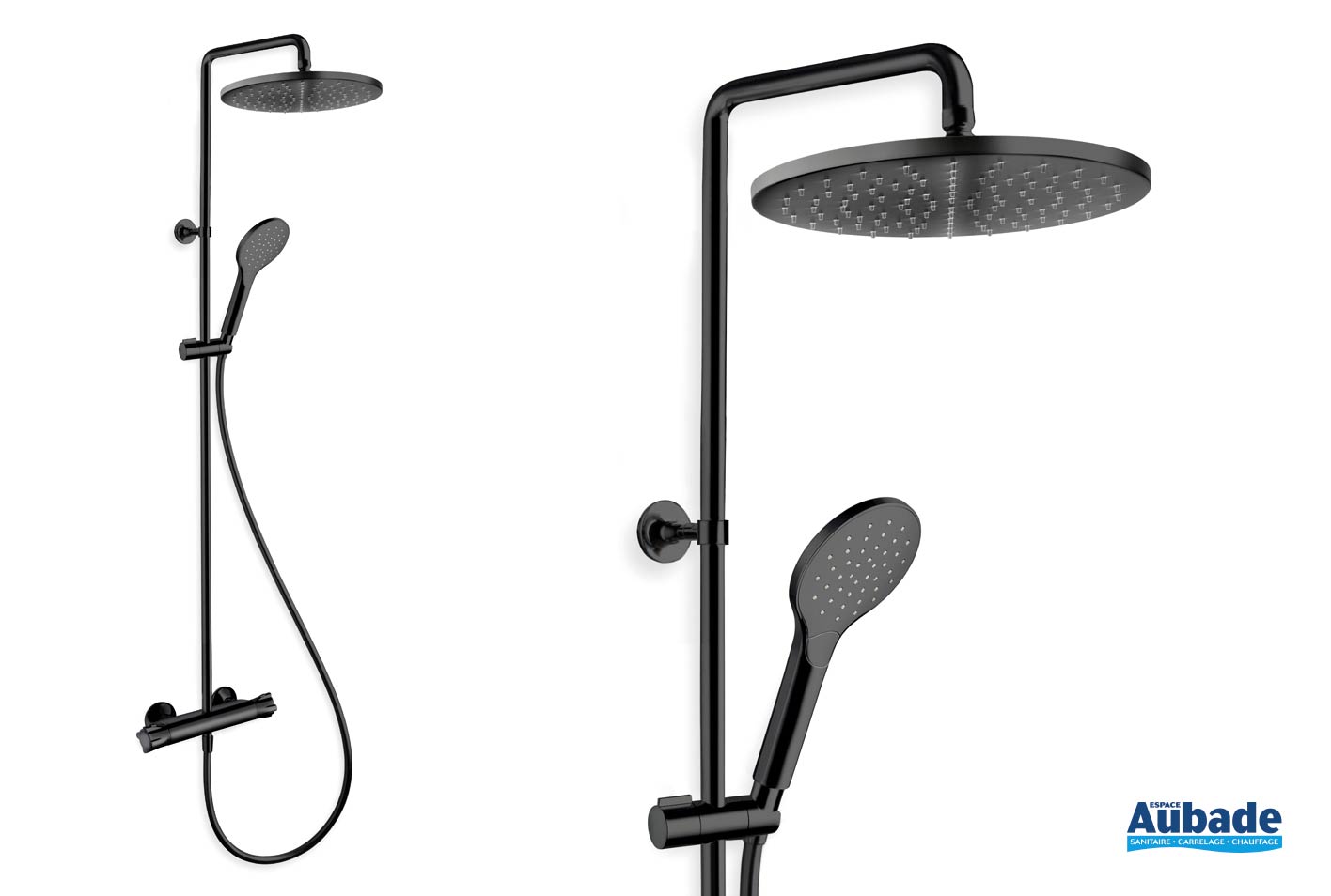 Colonne douche Theta Blackmat Cristina | Espace Aubade