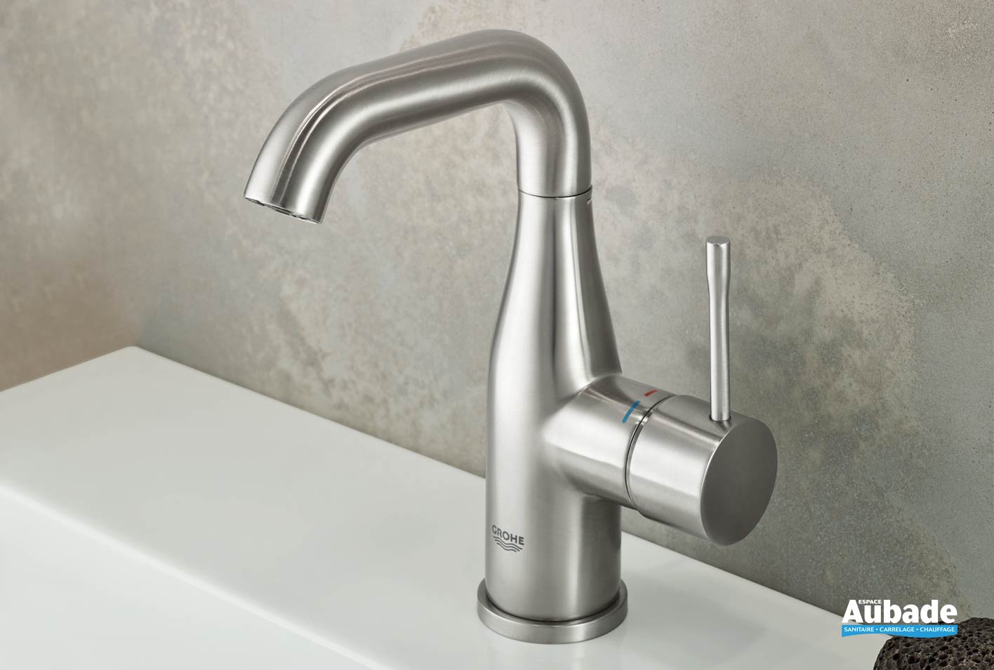 Mitigeur Lavabo Taille M Essence Supersteel Grohe | Espace Aubade