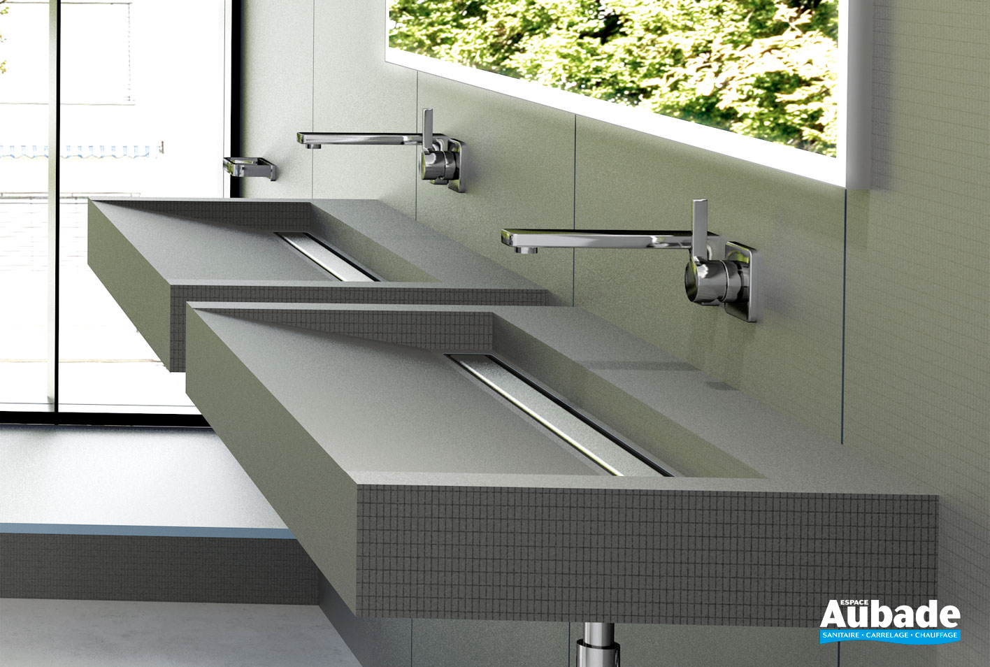 Vasque à suspendre Sanbath Vasque de Wedi | Espace Aubade