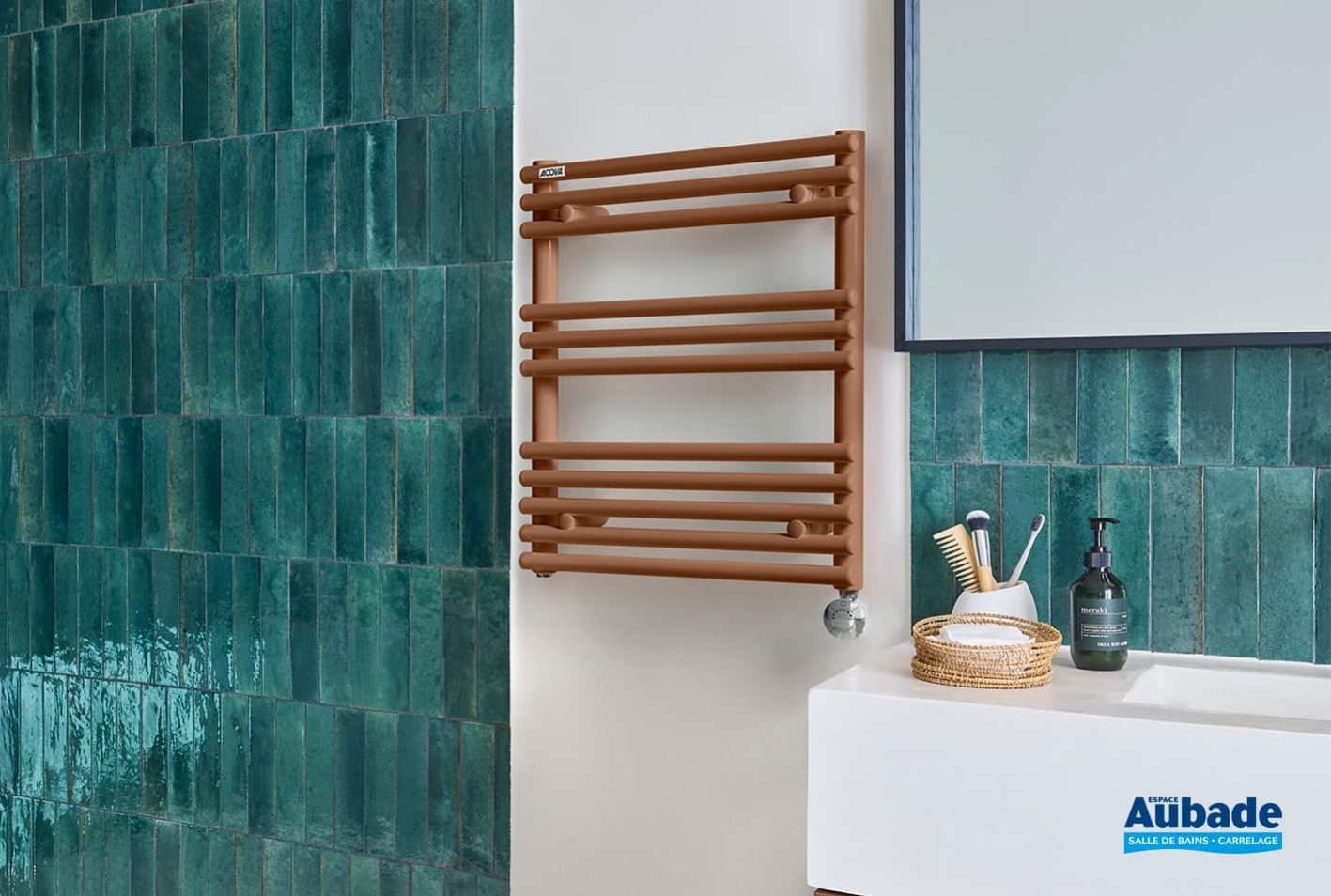 Radiateur sèche-serviettes électrique Cala XS Acova | Espace Aubade