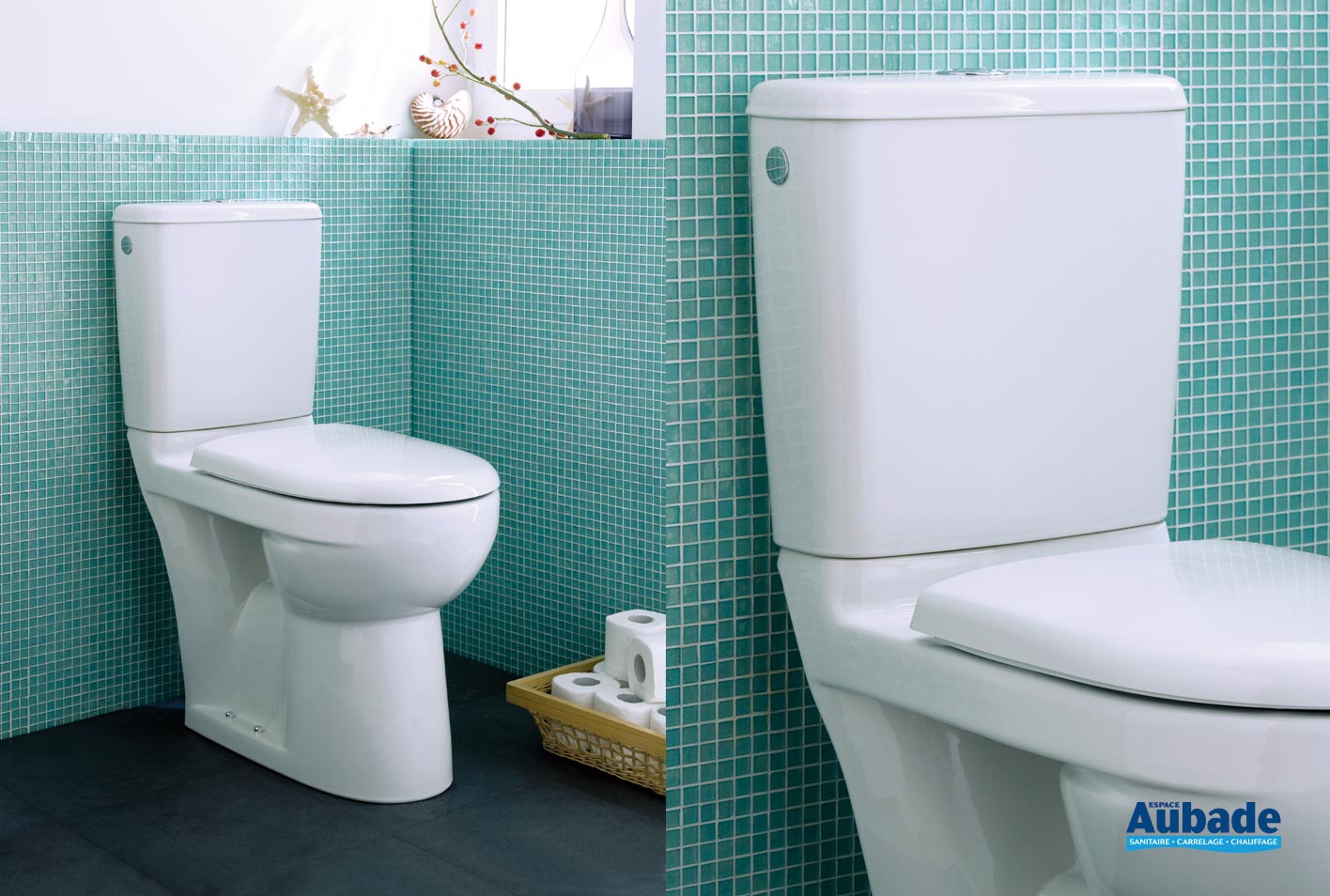 Toilettes : ensemble WC sortie horizontale Allia Prima | Espace Aubade
