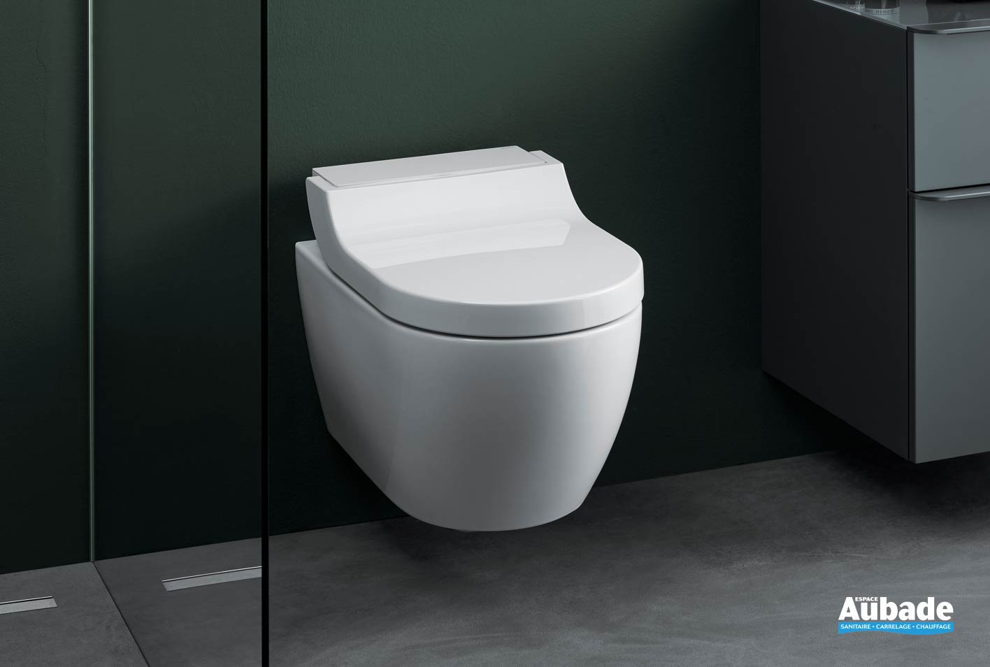 WC lavant Aquaclean Tuma Classic de Geberit | Espace Aubade