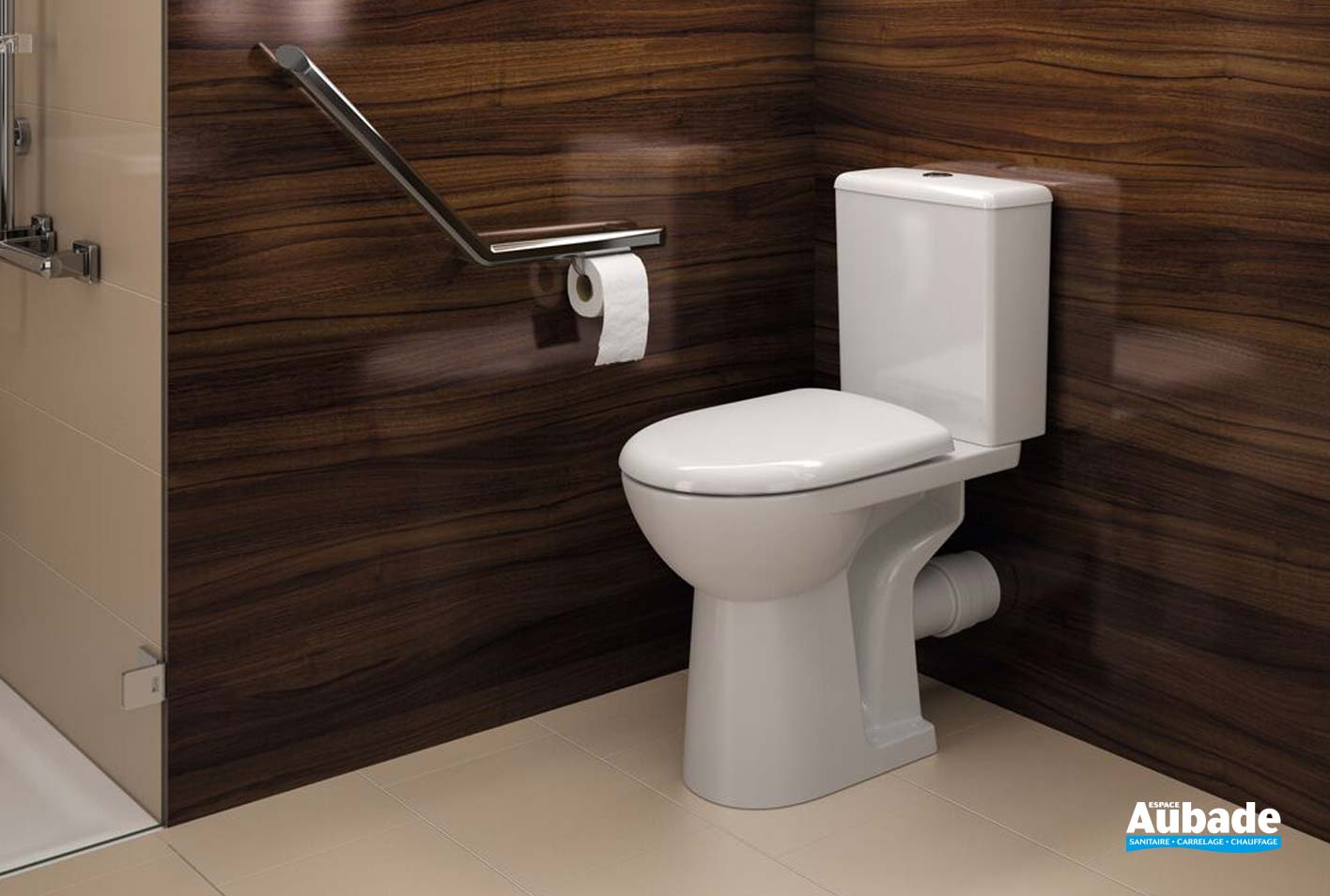 Toilettes : ensemble WC sortie horizontale Geberit Renova Comfort ...