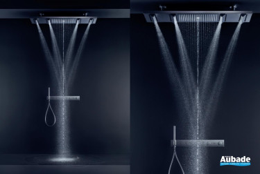 Solution encastrée ShowerHeaven Chromé de Axor | Espace Aubade