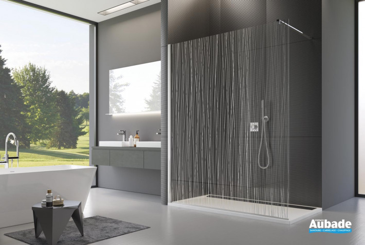 Paroi de douche Fil d'eau SanSwiss | Espace Aubade